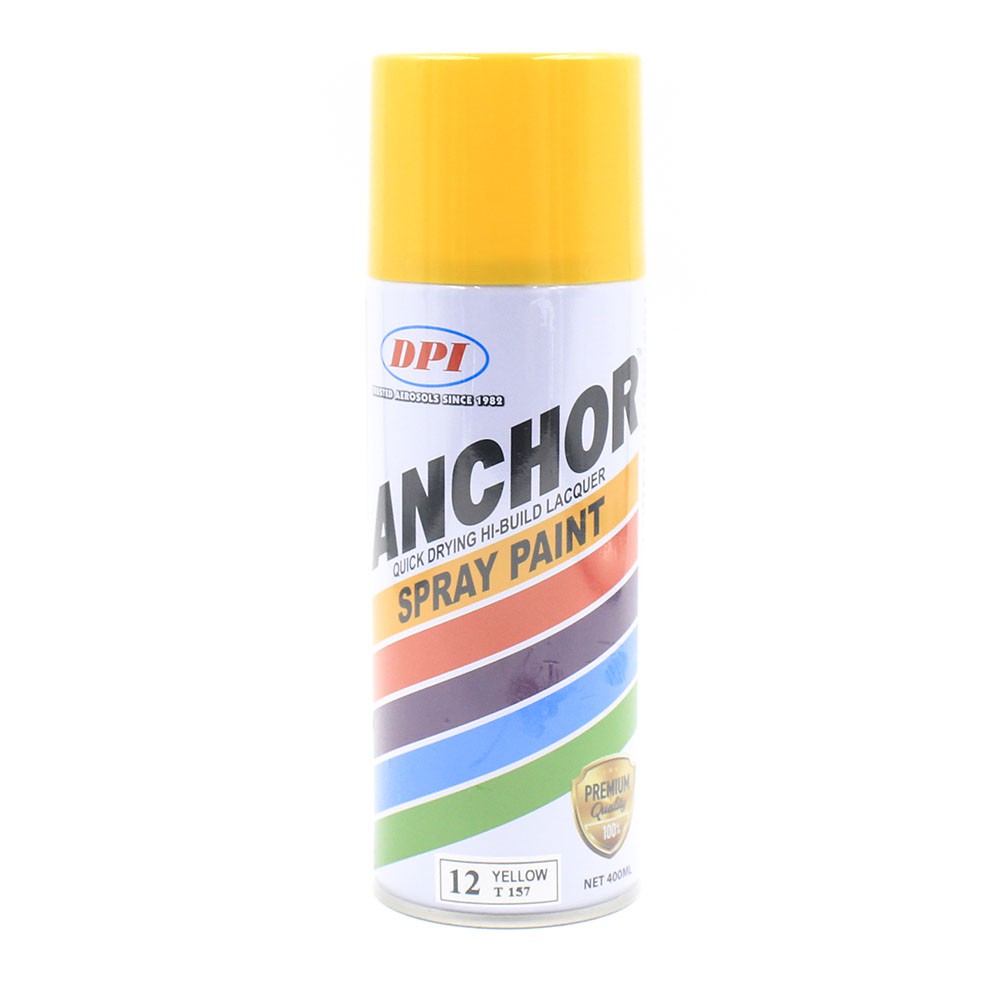 ANCHOR SPRAY PAINT 400ML CODE 12 YELLOW | Shopee Malaysia