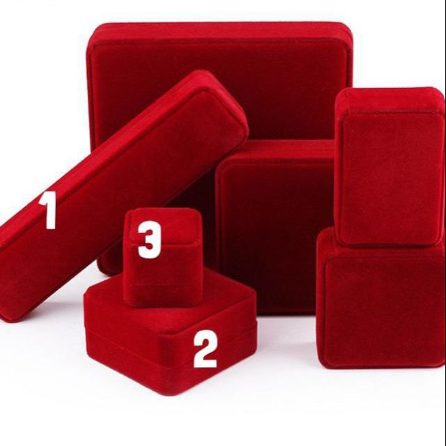 Red Velvet Box (jewelly Box) | Shopee Malaysia