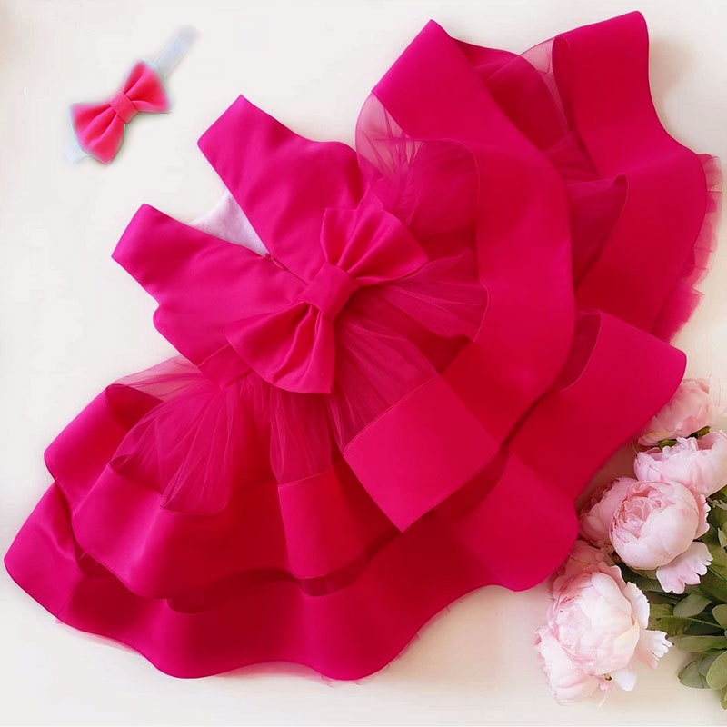 Summer girls dress pompous dress full moon Birthday Dress Amazon baby ...