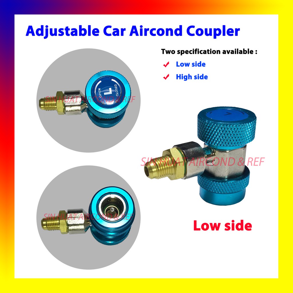 Adjustable Car Air Cond Coupler Adapter Air Conditioner Coupling ...