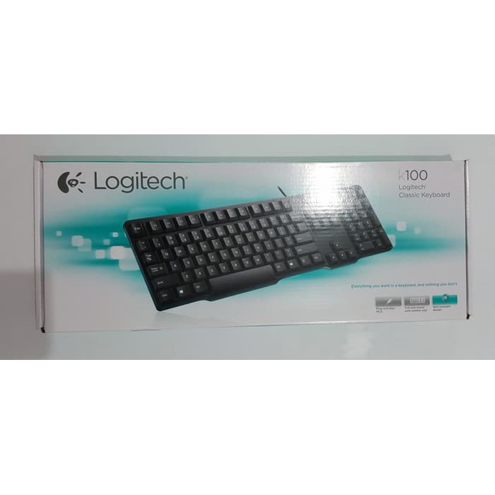 Logitech K100 PS/2 Keyboard | Shopee Malaysia