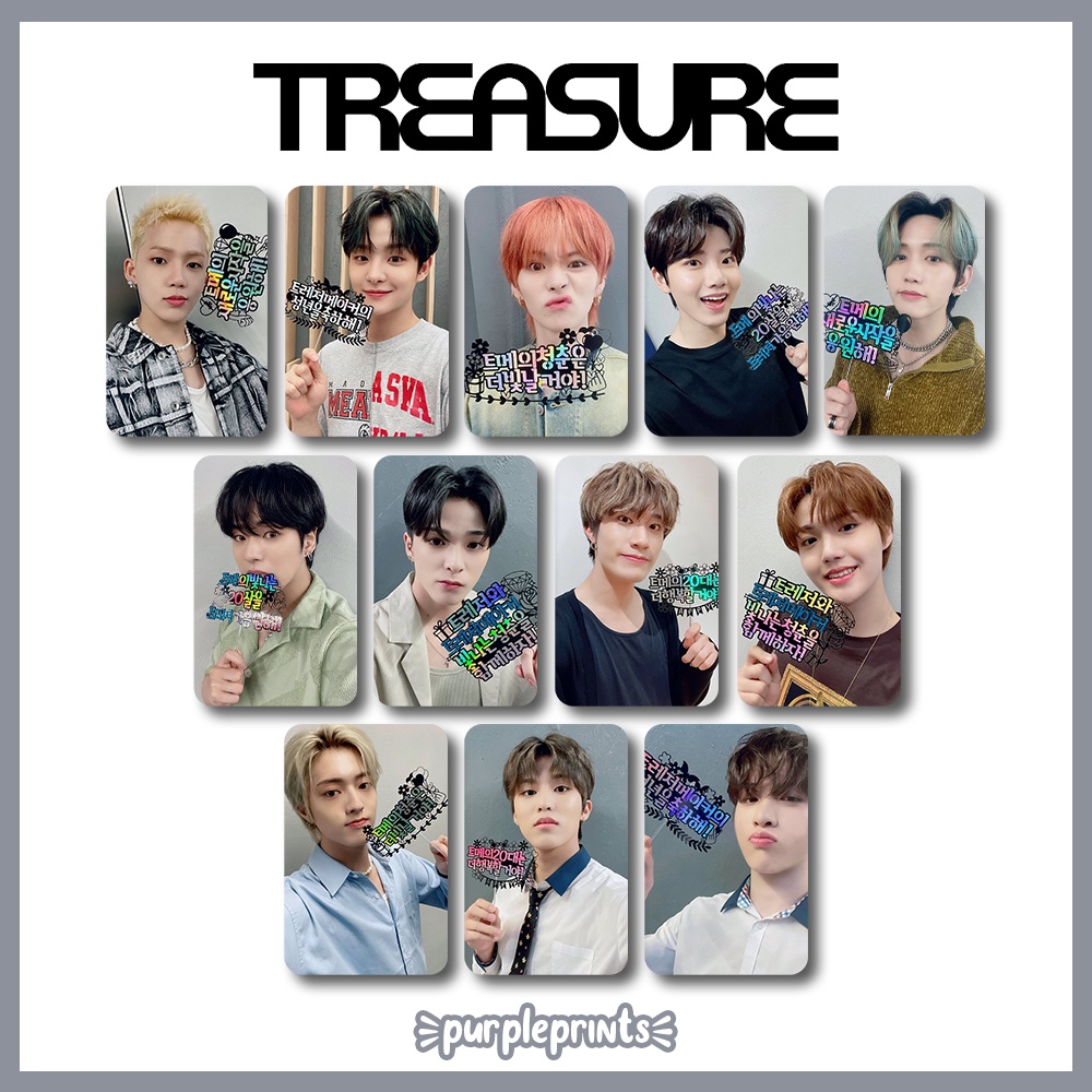 TRE.ASUR3 Celebrating Treasure Maker Coming Age UNOFFICIAL PHOTOCARDS ...