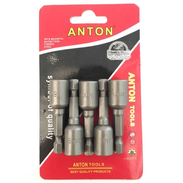 5pcs Magnetic Nut Setter 8mm x 45mm (5x) | Shopee Malaysia