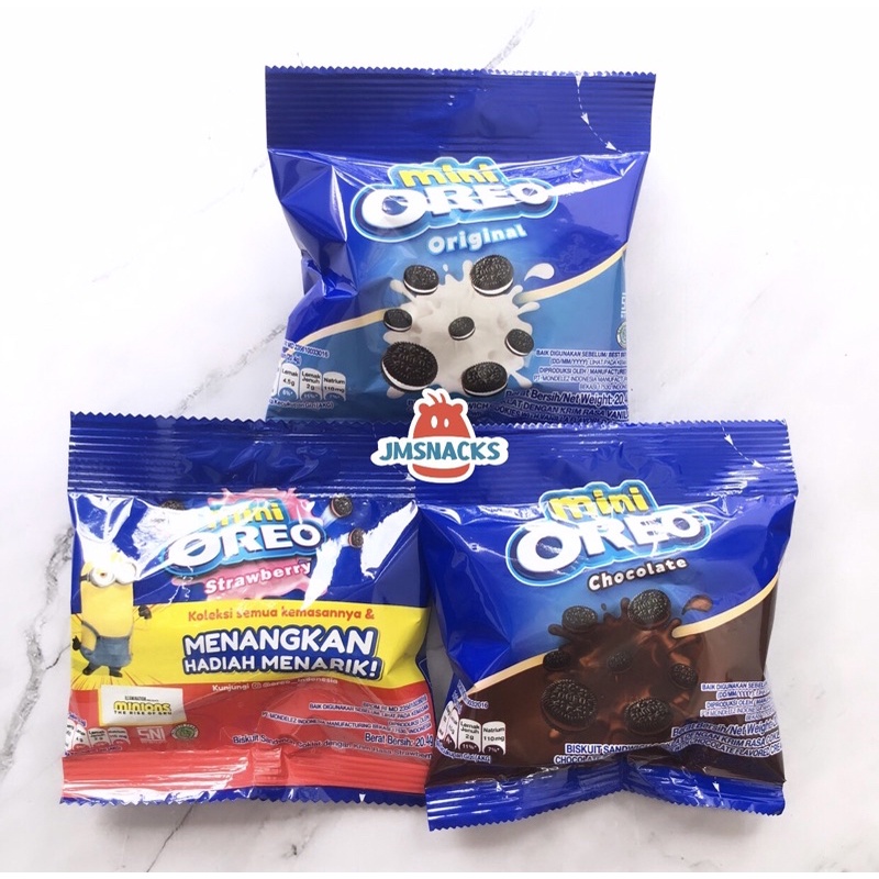 Mini Oreo Pillow 20.4gr Unit - delicious delicious biscuits | Shopee ...