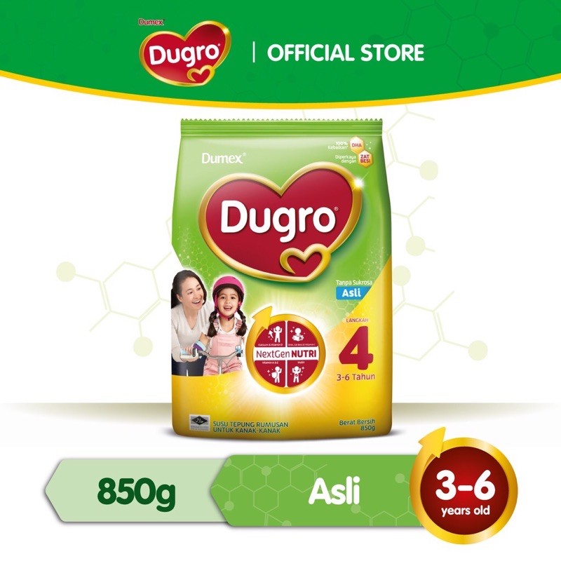 DUMEX DUGRO STEP 4 (ASLI,MADU ) 850g | Shopee Malaysia