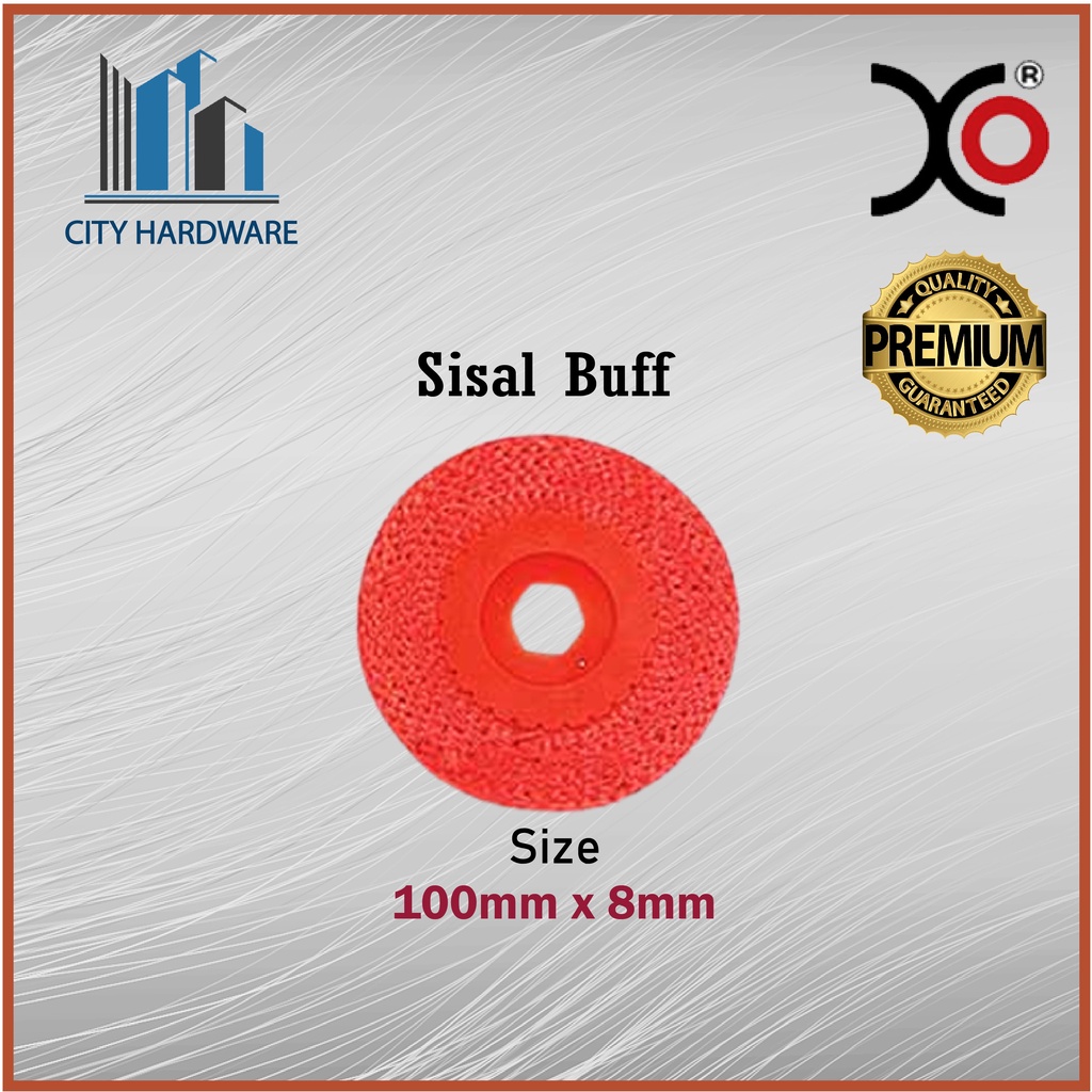 SISAL BUFF CARPET POLISHING WHEEL (RED) A018-3 | Shopee Malaysia