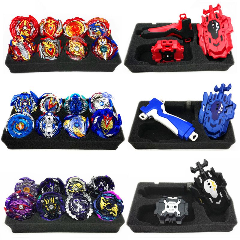 Burst 8pcs Gyro Beyblade Set With Launcher Portable Storage Box Gift ...