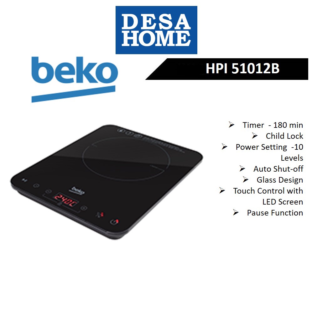 BEKO HPI51012B INDUCTION COOKER | Shopee Malaysia