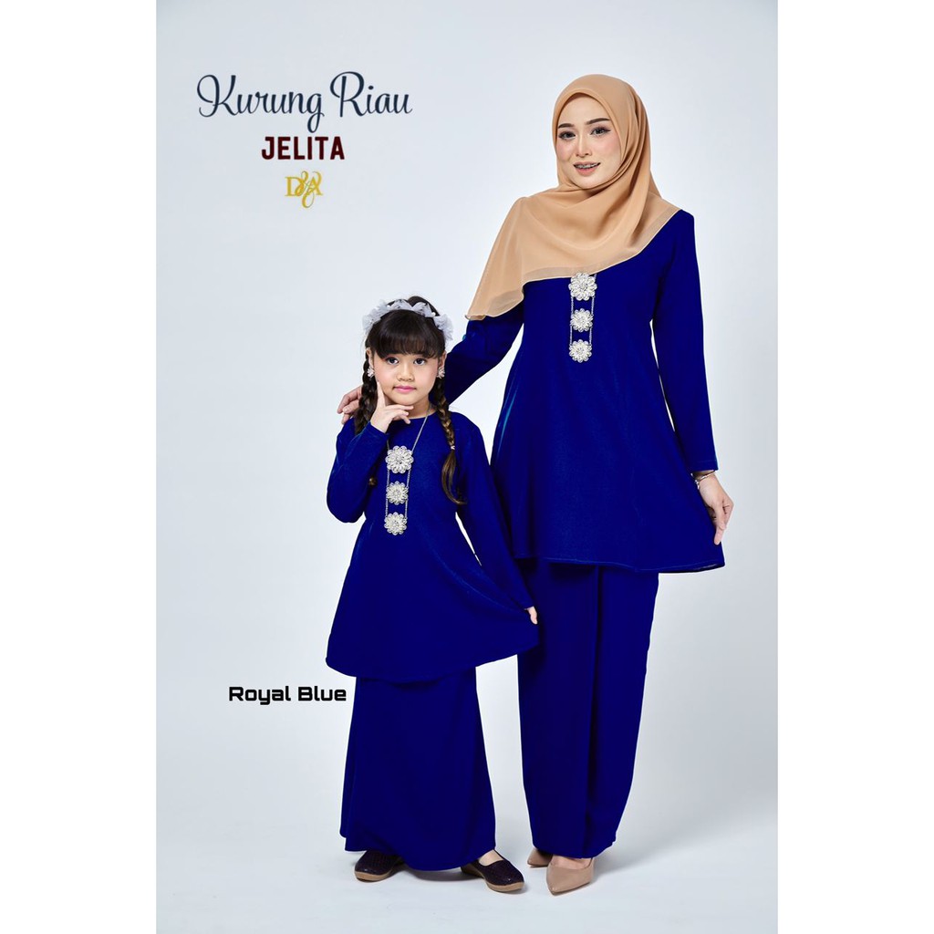 BAJU KURUNG MODEN RIAU KURUNG HITAM ROSE GOLD MAROON ROYAL BLUE BLACK ...