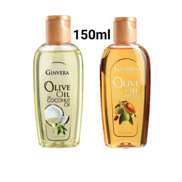 Ginvera Olive Hair Oil With Moroccan Argan | Coconut 150ml | Shopee ...