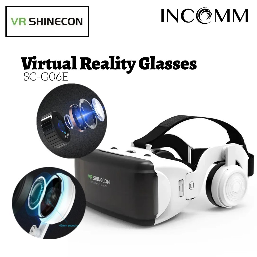 VR SHINECON SC-G06E VR Glasses Mobile Smartphone Video Movie 3D Virtual ...