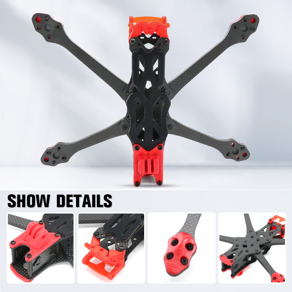 New 5" 240mm 240 5" Carbon Fiber FPV Frame Kit with 5.5mm Arms for ...