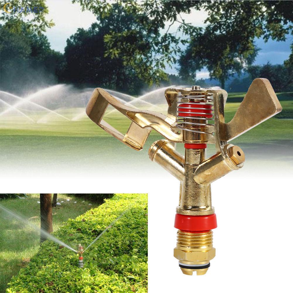 LDY💚 1x 360° Brass Garden Lawn Sprinkler Irrigation Water Watering ...