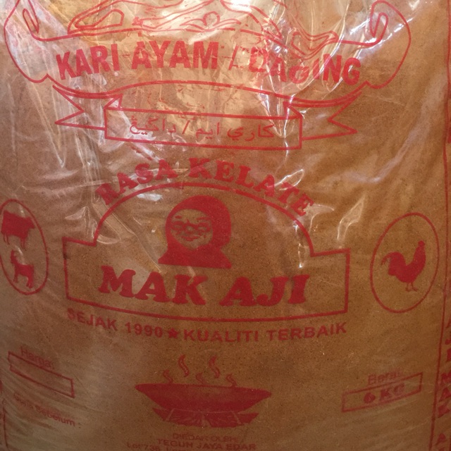 Gulai kari ayam mak aji 500g | Shopee Malaysia