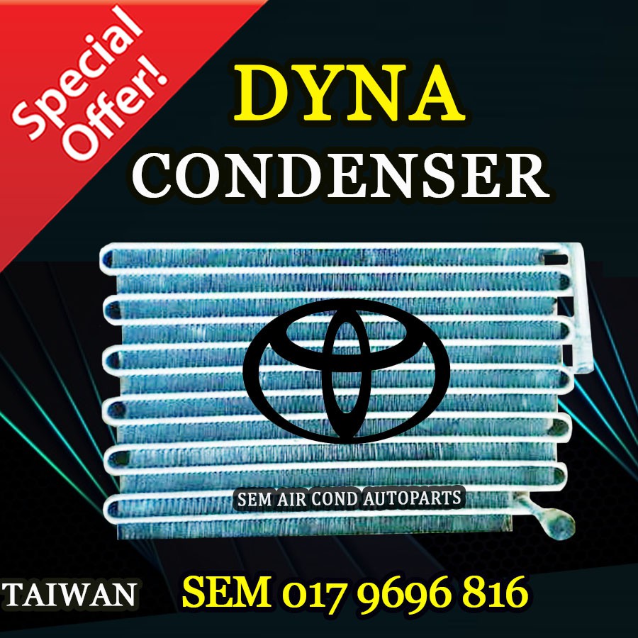 TOYOTA HIACE DYNA OEM TAIWAN CONDENSER/ KONDENSER (CAR AIRCOND SYSTEM ...