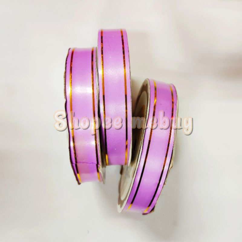 🇲🇾 2cm Riben plastik 20yards (line) 1pc | Plastic ribbon|riben bouquet ...