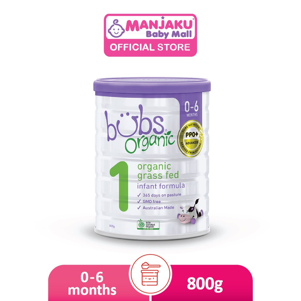 Bubs Organic Grass Fed Infant Milk Formula Step 1 (800g) | Shopee Malaysia