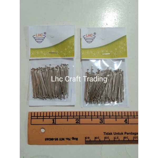 1 pack 10gram+-Jarum peniti tanjam Panjang 3.2 cm | Shopee Malaysia