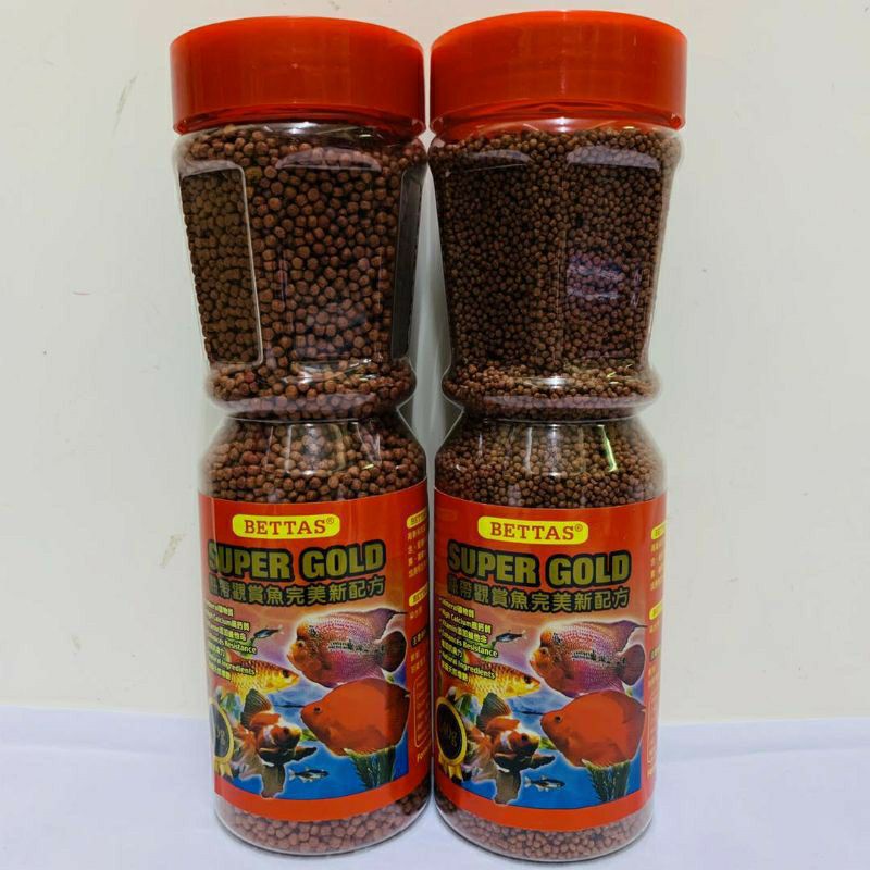 (Ready Stock) Bettas Super Gold Fish Food / Makanan Ikan 120g*240g ...