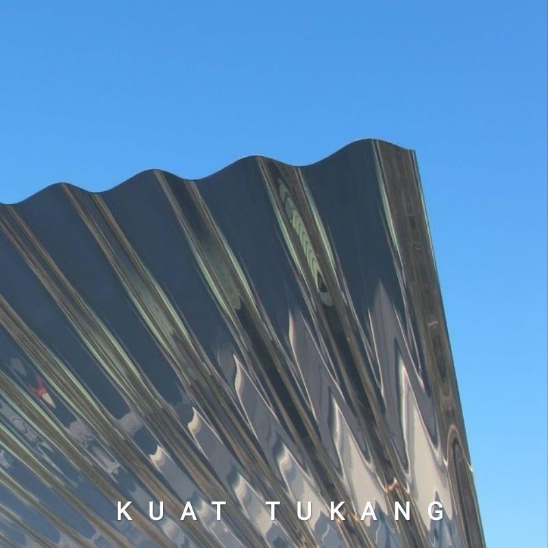 ATAP CERAH LUTSINAR 1mm ± / CORRUGATED POLYCARBONATE TRANSPARENT ROOF ...