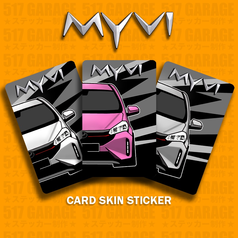 PERODUA MYVI - ATM STICKER / TNG STICKER / BANK CARD STICKER / ACCESS ...