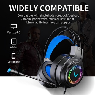 G60 Wired Headphones Gaming Headset With Mic RGB 7.1 Surround Noise ...