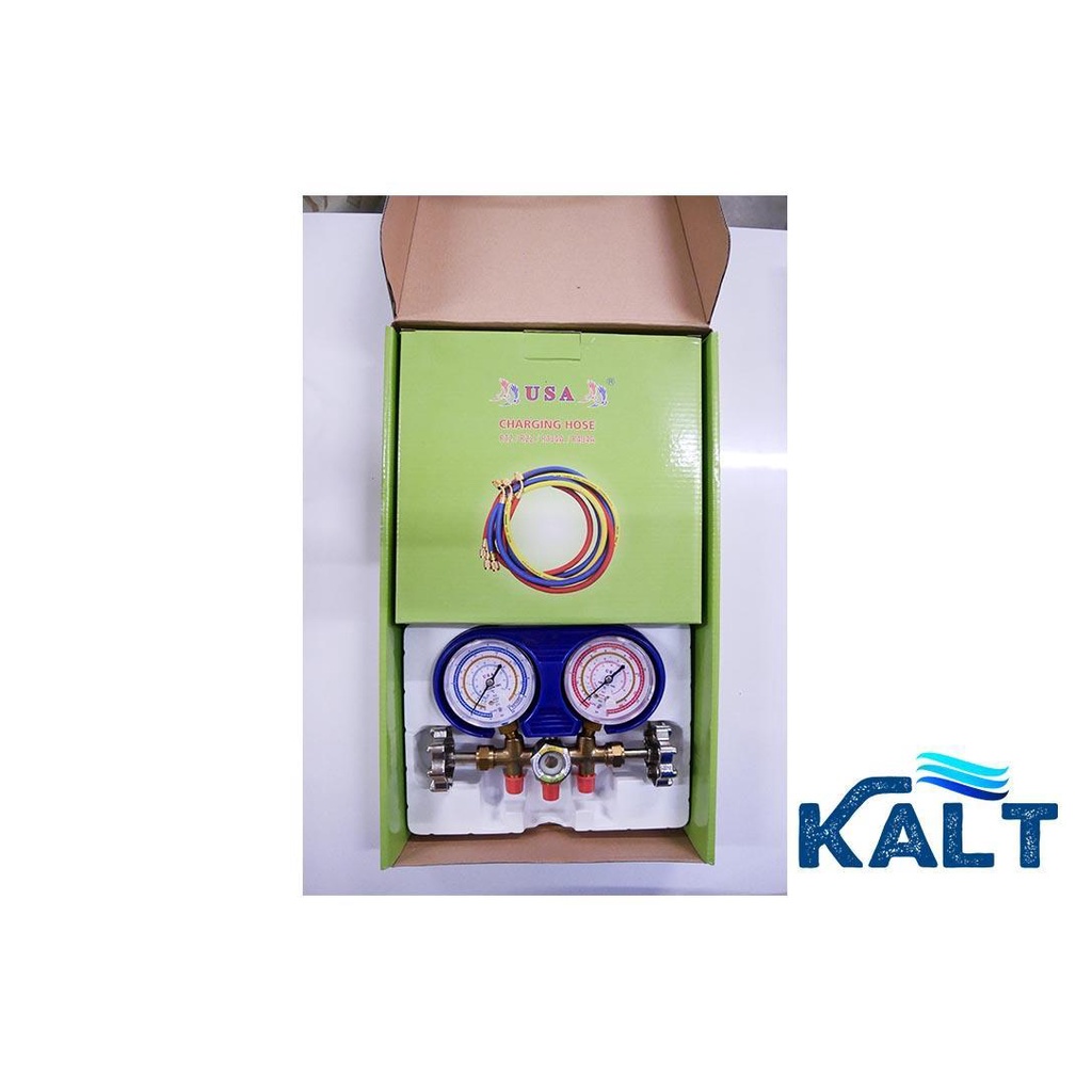 USA LAX LX-1002 MANIFOLD GAUGE (R12/R22/R134A/R404A) | Shopee Malaysia
