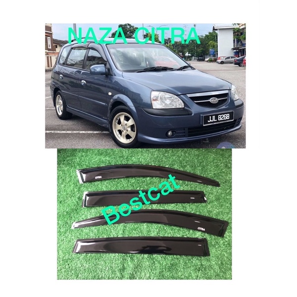 🔥KIA CARENS (Generation 2) NAZA CITRA 1999 00 01 02 03 04 05 06 10CM 4” INCH Door Visor With ...