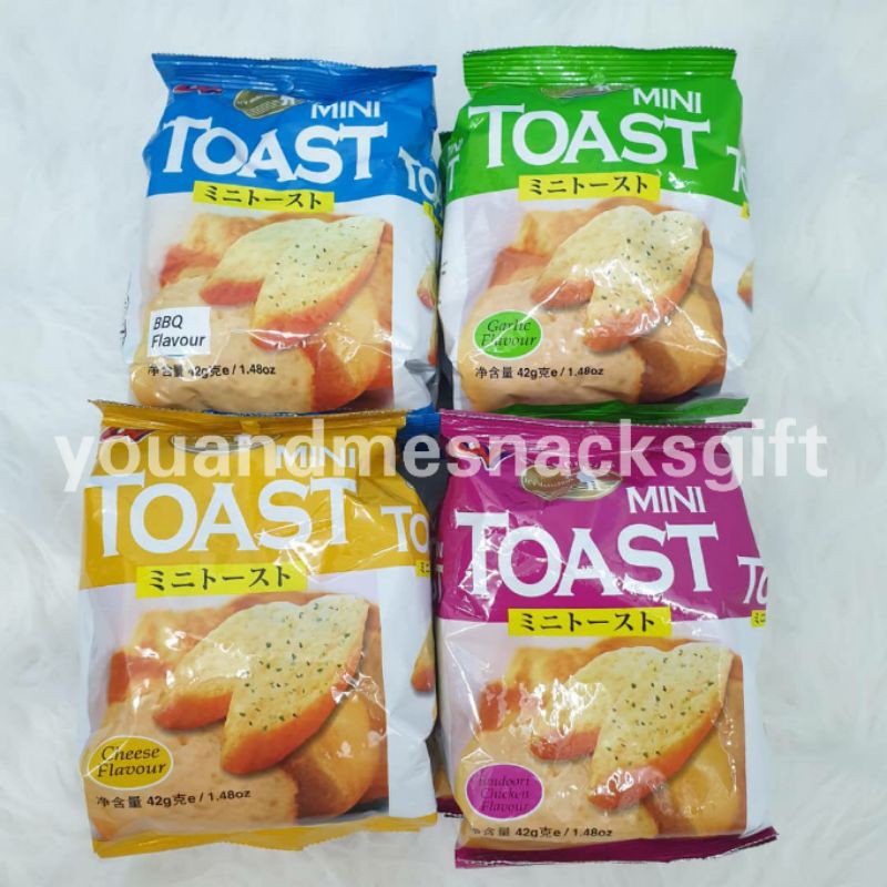 CV Mini Toast 42g roti kering 面包干 Garlic cheese TandooriChicken BBQ ...