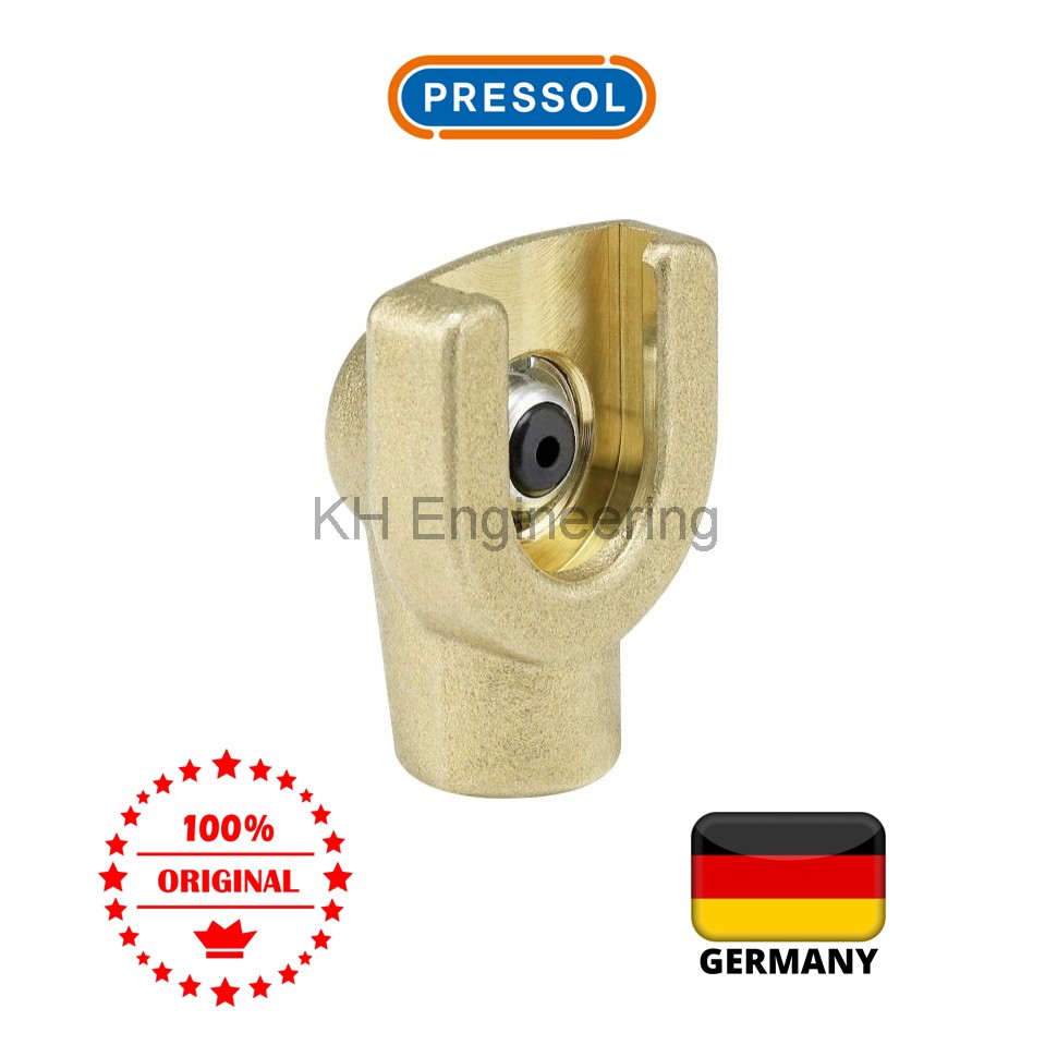 PRESSOL Button Head Grease Coupler Nozzle Slide-on Brass [16mm] G 1/8 ...
