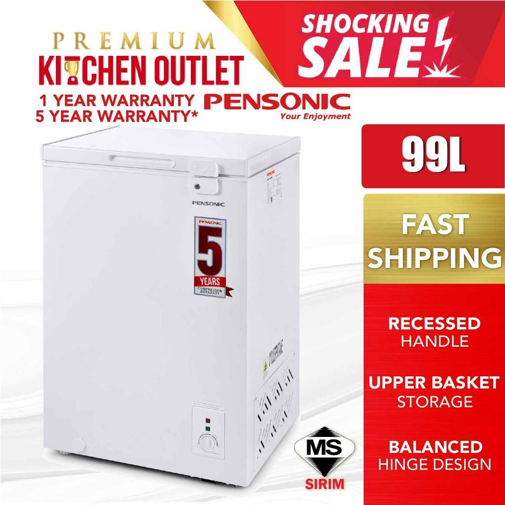 Pensonic 99L Chest Freezer PFZ-113 | Shopee Malaysia