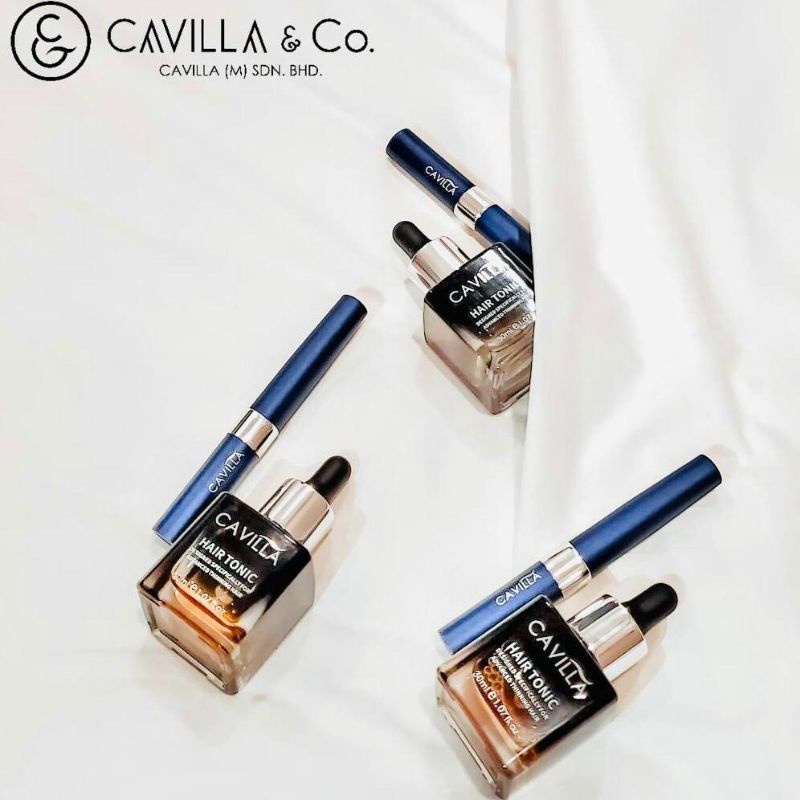 CAVILLA AUTHENTIC 💯 EYELASH SERUM AND CAVILLA HAIR TONIC | Shopee Malaysia