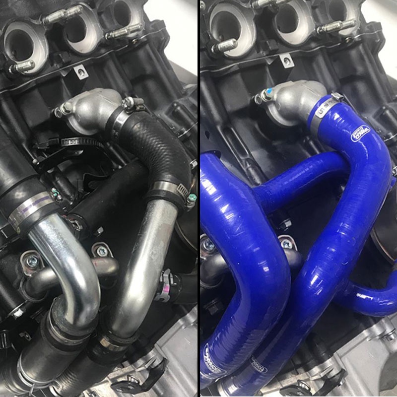 RACING Samco Sport SILICONE RADIATOR HOSE TANGKI PIPE TOP BOTTOM SET ...