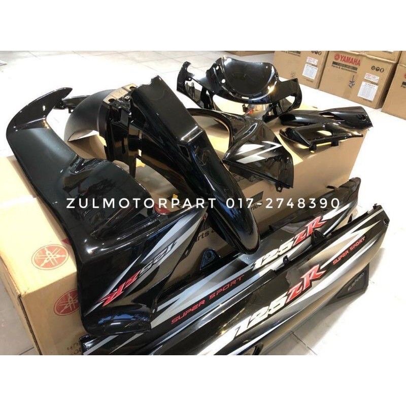 COVERSET 125zr / Coverset 125z /hitam robot /merah robot /hitam skala ...