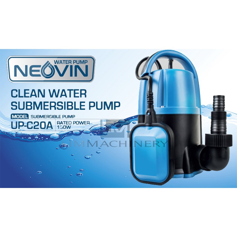 Neovin Clean Water Submersible Pump 150W UP-C20 /UP-20A | Shopee Malaysia
