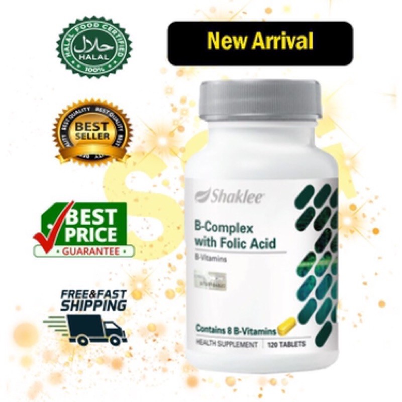 Original B-Complex with Folic Acid Shaklee (Fast Shipping) | Shopee ...