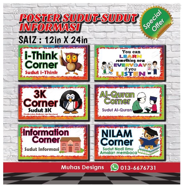 PSD1 BANNER POSTER SUDUT-SUDUT INFORMASI DI PUSAT SUMBER DAN BILIK ...