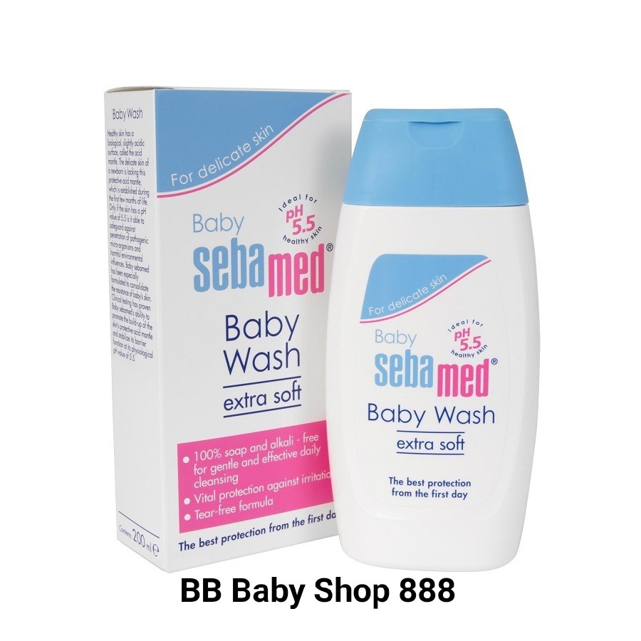 Sebamed Baby Wash Extra Soft (200ml) | Shopee Malaysia