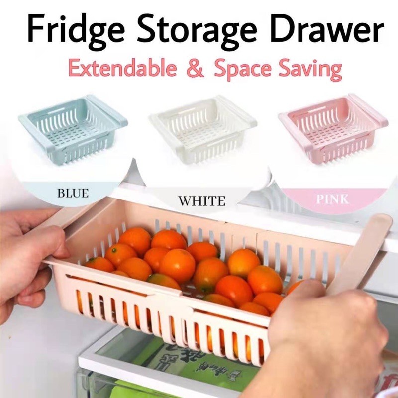 🔥Ready Stock🔥Adjustable Stretchable Fridge Organizer Food Storage ...