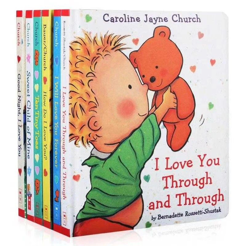 UK Genuine Caroline Jayne Church (6 board books soft touch book cover ...