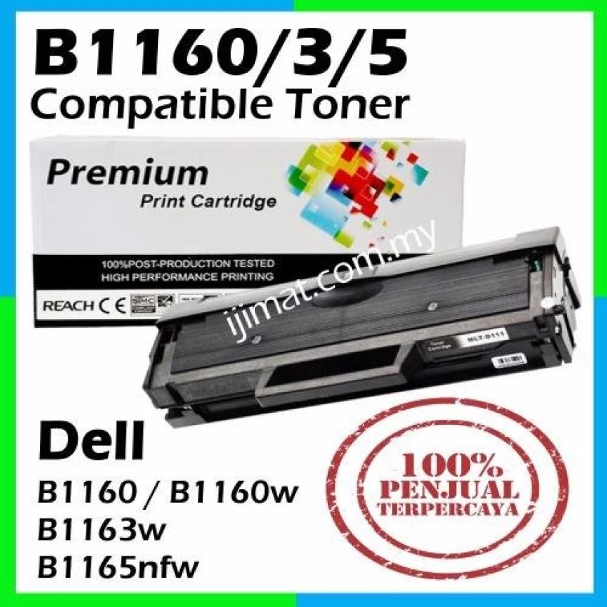 Compatible Dell B1160 B1160w B1163 B1163w B1165 B1165nfw HF44N Laser ...
