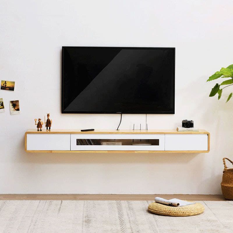 [PRE ORDER] Nordic Wooden Hanging Tv Console Cabinet | Shopee Malaysia