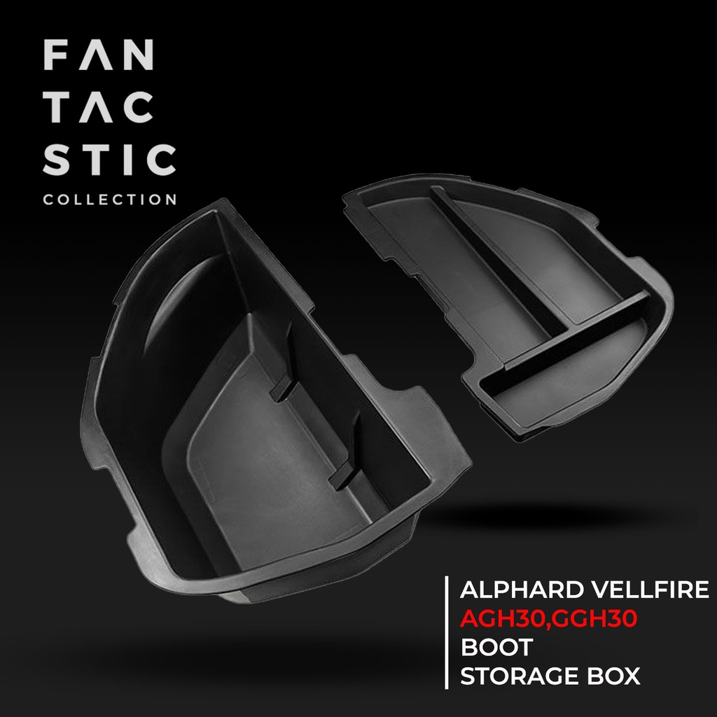 Toyota Alphard Vellfire 15"~21" Boot Storage Box (1Pair) | Shopee Malaysia