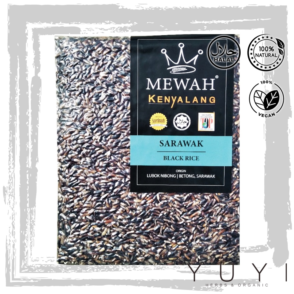 【Mewah】Sarawak Black Rice - 1kg | Shopee Malaysia