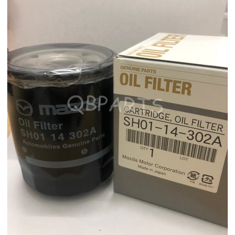 MAZDA NON-SKYACTIVE MODELS 2.0cc (GENUINE) OIL FILTER (SH01 14 302A ...
