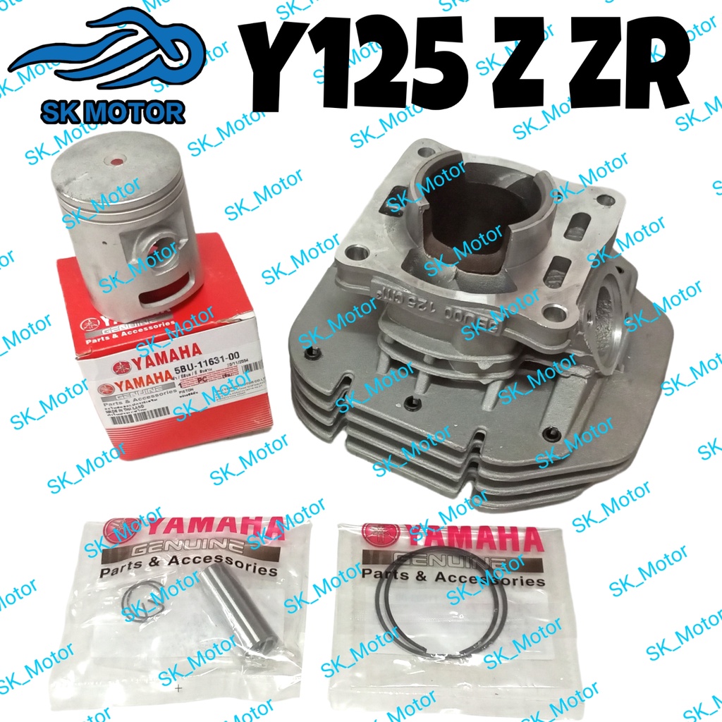 Yamaha Y125Z Y125ZR 125Z 125ZR Y125 Cylinder Block Assy Blok Silinder Ori Thai Original 5BU ...