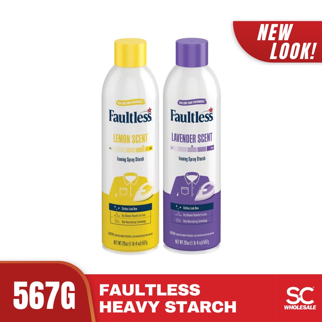 Faultless Ironing Heavy Starch Spray Easy On 567g | Shopee Malaysia