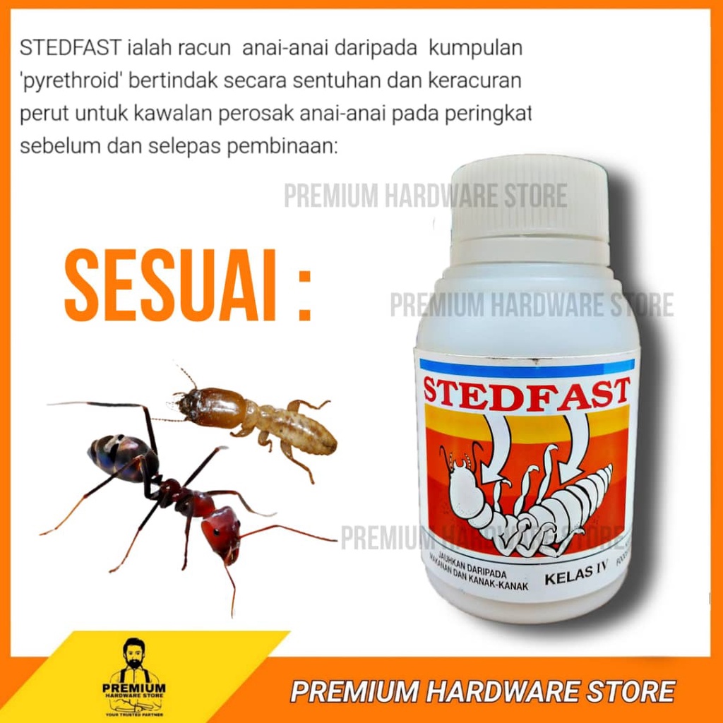 250ML Odourless Stedfast (Racun anai anai tak berbau / pest control ...