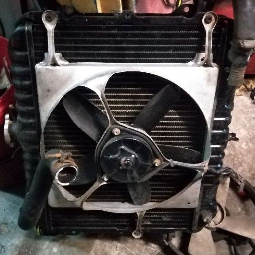 Nissan sunny 130y B11 radiater with fan 1set | Shopee Malaysia