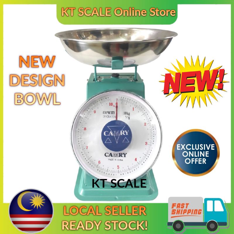 10KG/20KG TIMBANG CAMRY SPRING SCALE COMMERCIAL WEIGHING SCALE SPQ ...